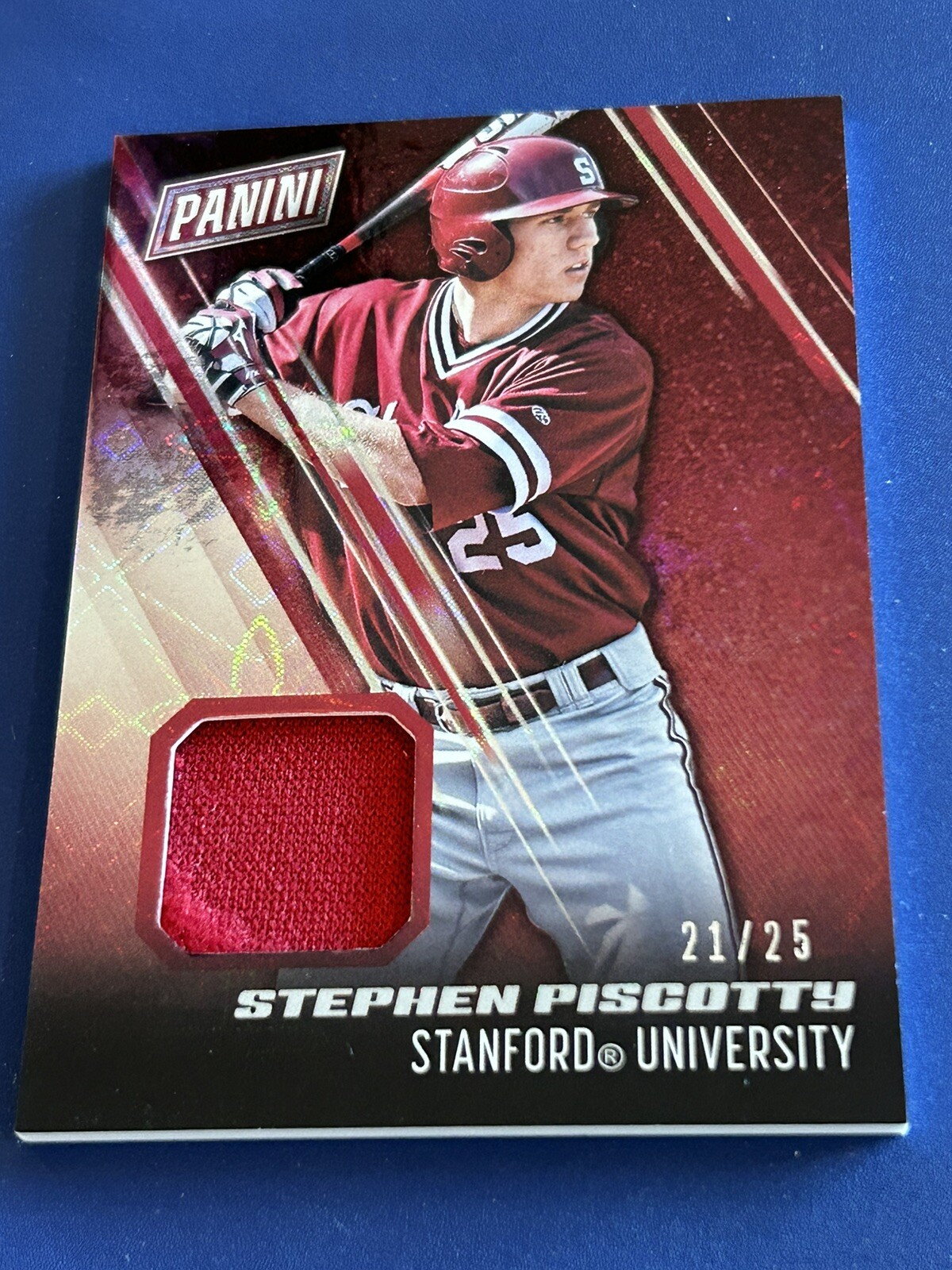 2017 Panini Day College Materials Galactic /25 Stephen Piscotty #13 ...