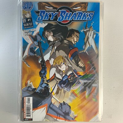Sky Sharks #1 August 2007 Antarctic Press Comics Wes Hartman | eBay