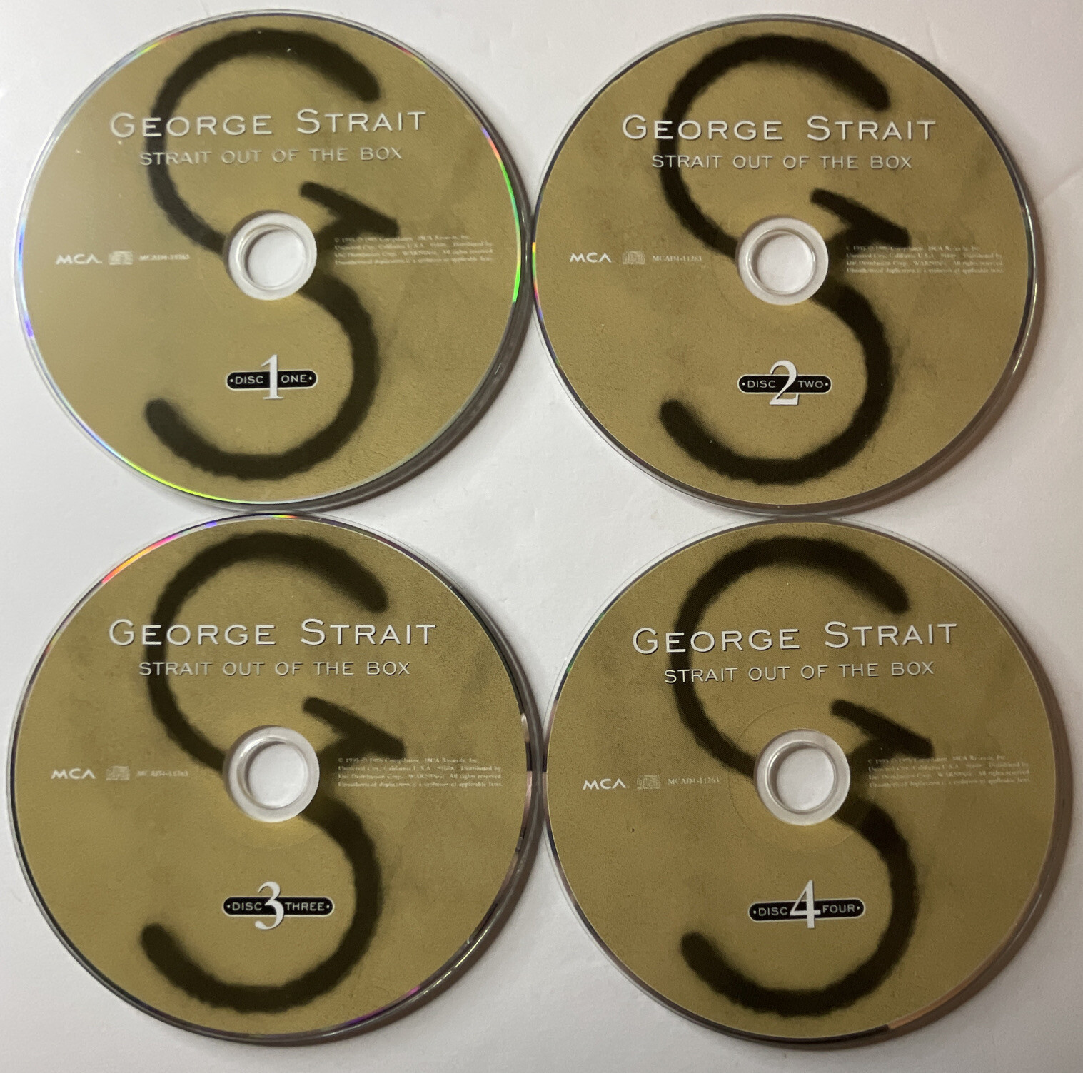 Strait Out of the Box [NO Box] George Strait (CD, 1993, MCA) ALL DISCS ...