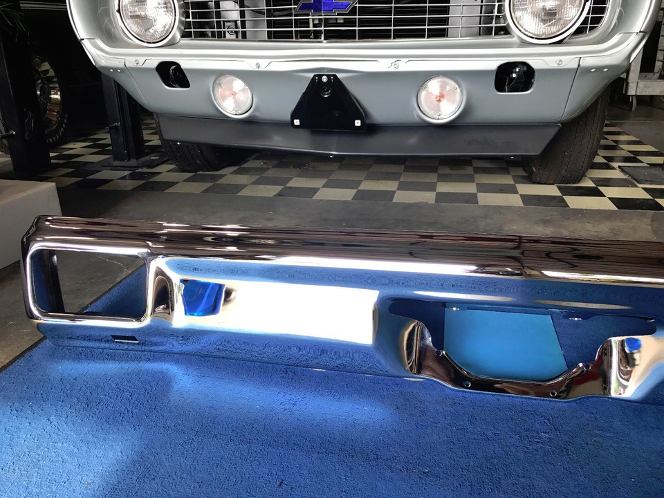 1970 Chevelle REAR Bumper Chrome Triple Plate Brand New 70 MALIBU & SS ...