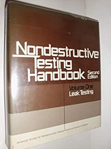 ASNT Nondestructive Testing Handbook, Second Edition : Leak Testi ...