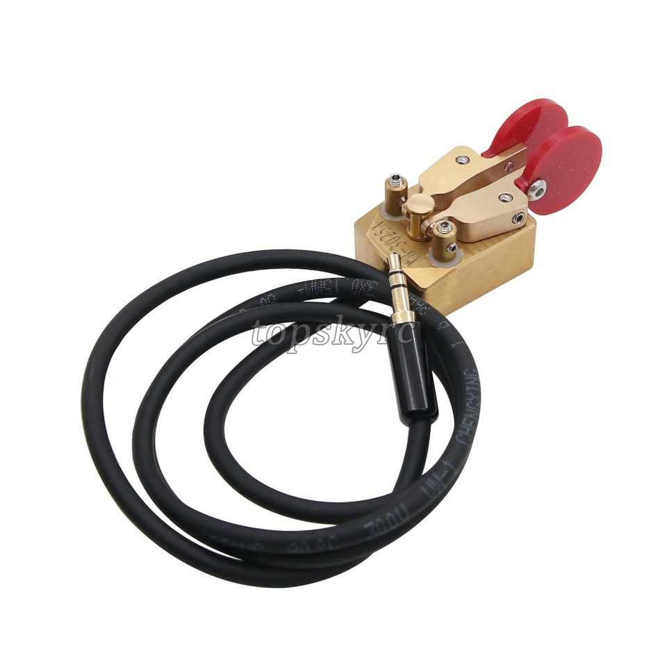 Pure Copper Ham radio HF Morse Code Telegraph CW Automatic Key keyer ...