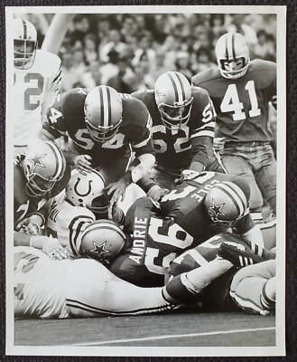 1971 Super Bowl Dallas Cowboys Balt Colts Original Malcolm Emmons 8x10 ...