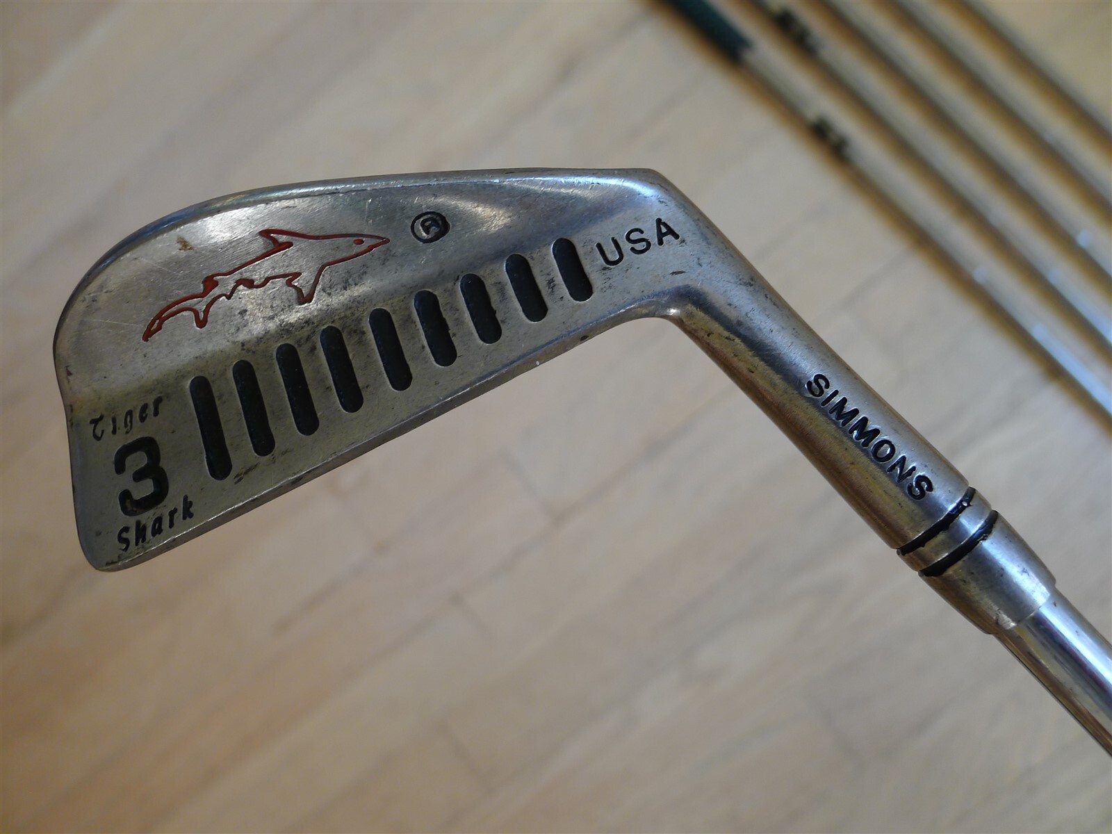 Simmons Tiger Shark Iron Set 3-PW Regular Flex Steel Shafts 6 Pc Set ...