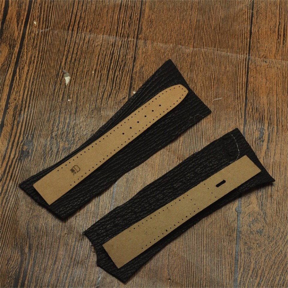 2pcs Shark HIDE Skin Leather Fish Hides Skin Pelt Craft Watch Strap ...