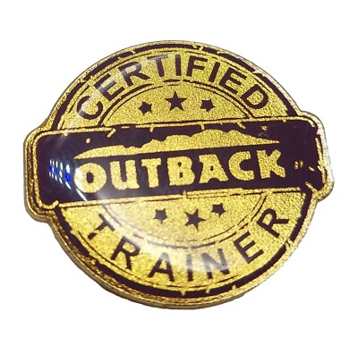 Outback Steakhouse Pin Certified Trainer Restaurant Employee Server ...