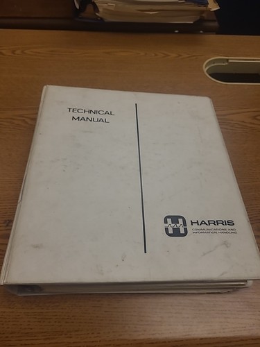 Harris Corporation technical manual mw-50b medium wave am broadcast ...