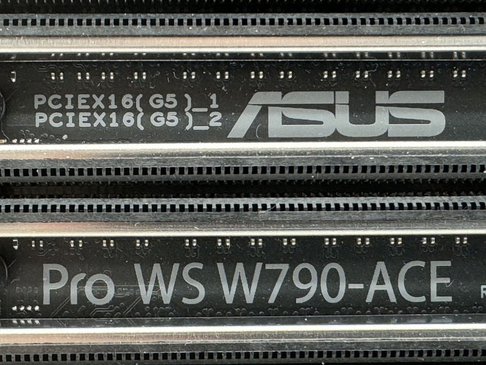 Asus PRO WS W790-ACE Socket LGA 4677 DDR5 Workstation Motherboard New Open Box | eBay