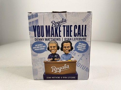 Kansas City Royals BobbleHead You Make The Call Ryan Lefebvre Denny ...