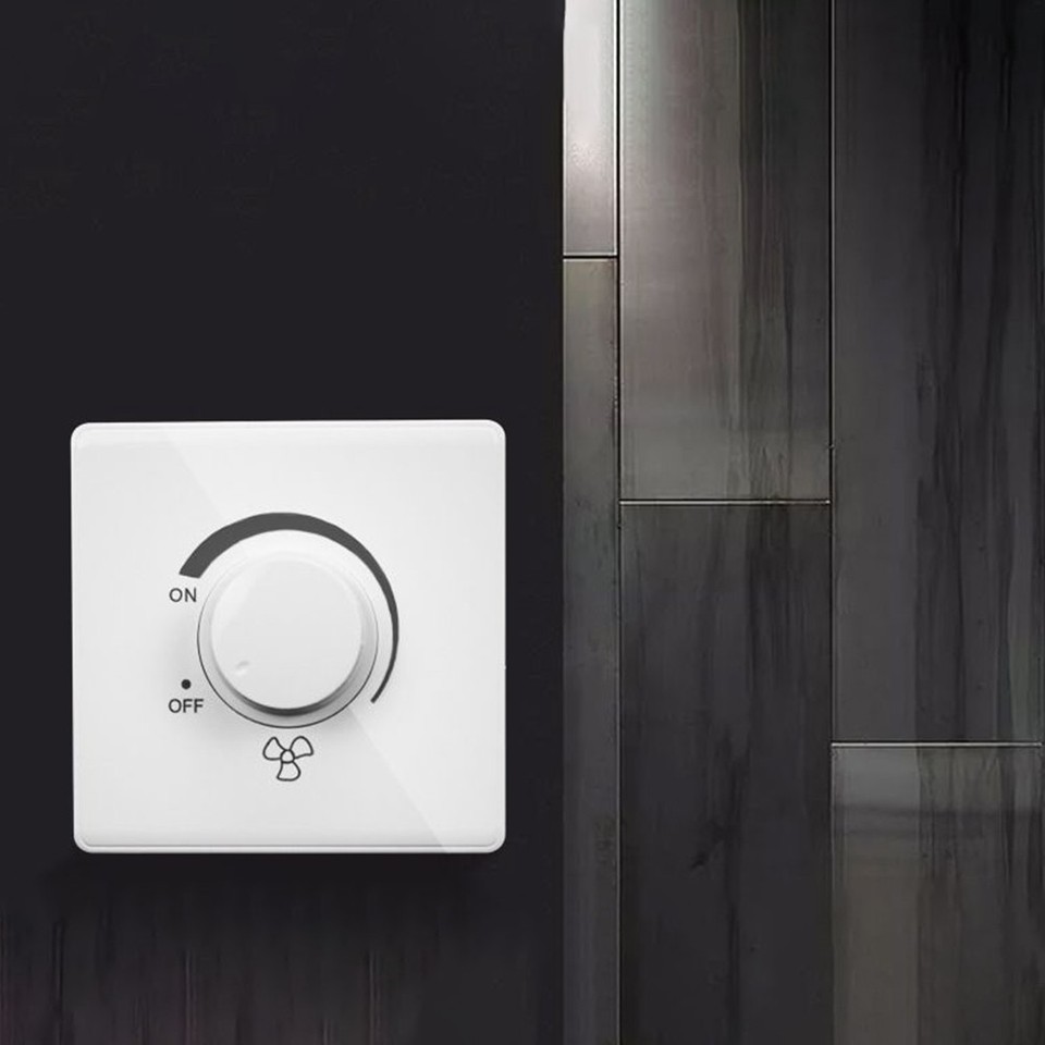 Electric Fan Speed Regulation Fan Switch Fan Speed Controller 86MM 220V ...