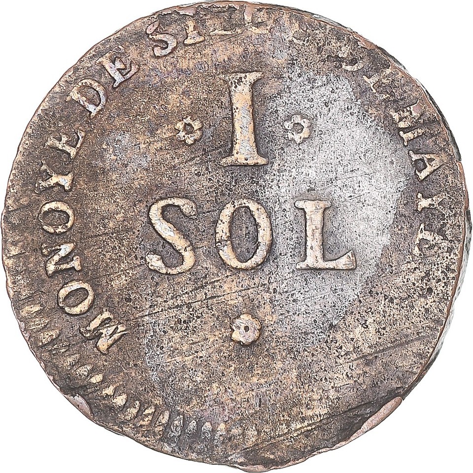 [#1046045] Coin, German States, MAINZ, Friedrich Karl Josef, Sol, 1793 ...