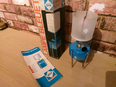 CAMPING GAZ LAMPE BLEUET BUTANE GAS CAMPING LAMP LANTERN LIGHT C206 ...