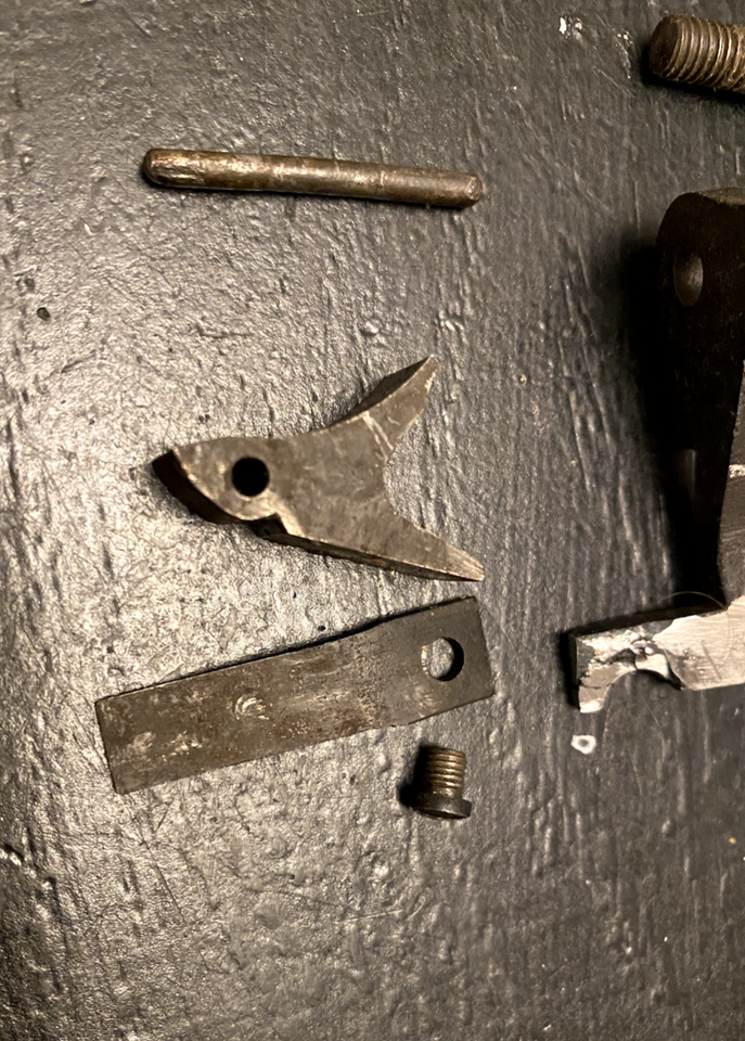 lot antique low wall Winchester 1885 22 rifle parts main spring ...