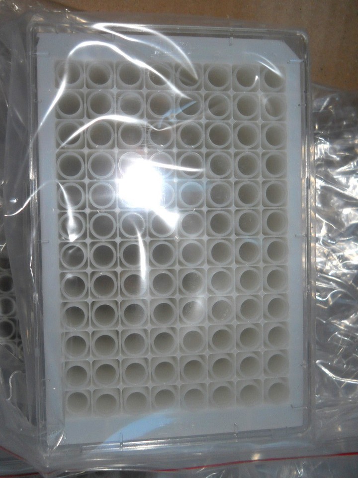(24) Nexus REMP 96-Way 2D Barcode Heat Seal Microtubes & Racks, STBR96 ...