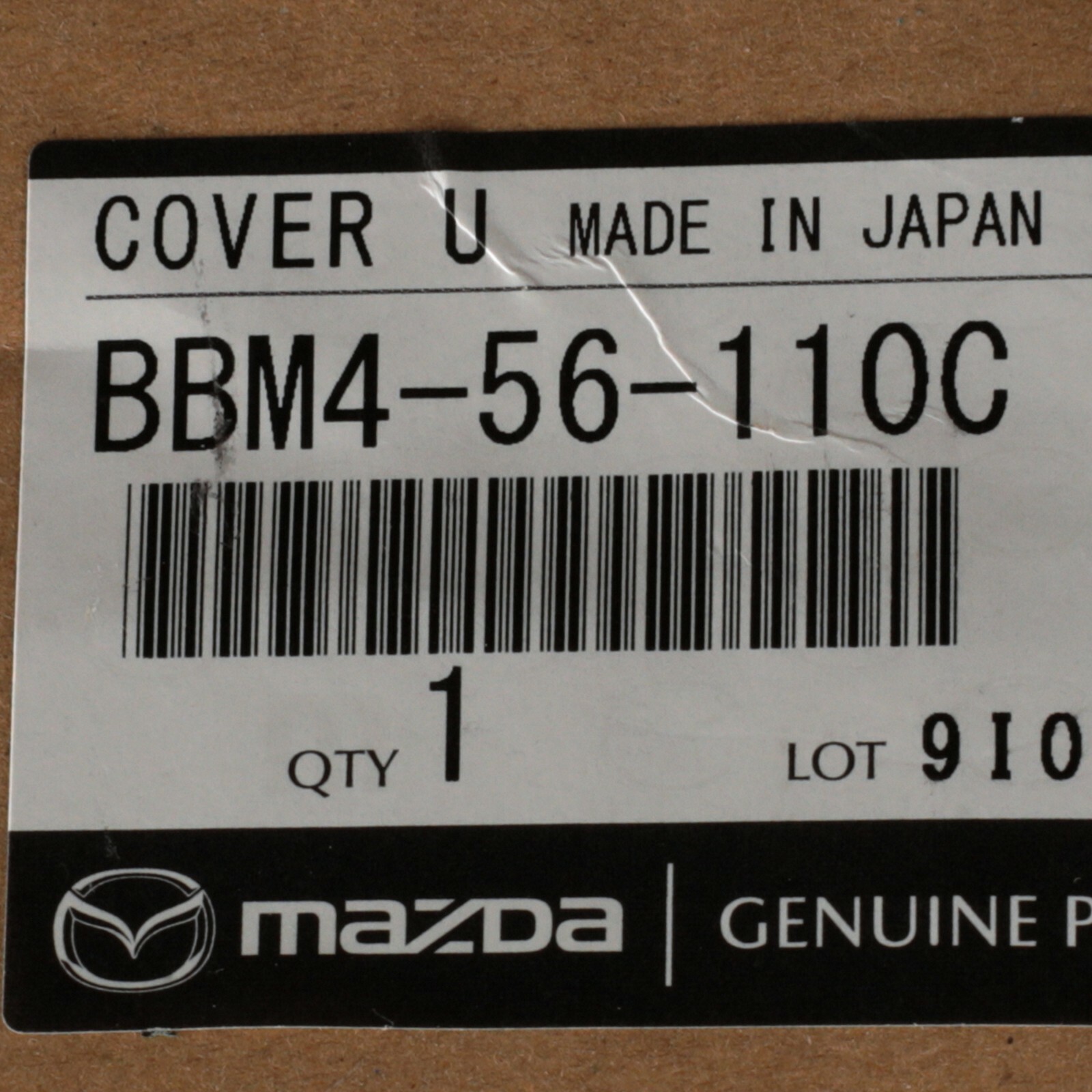 2010-2013 Mazda 3 Under Cover Splash Shield OEM BRAND NEW Genuine BBM4 ...