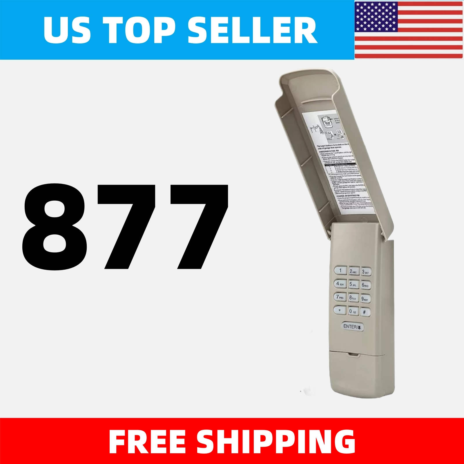 Keypad Wireless 877LM 877MAX For Door Liftmaster Opener Garage | eBay