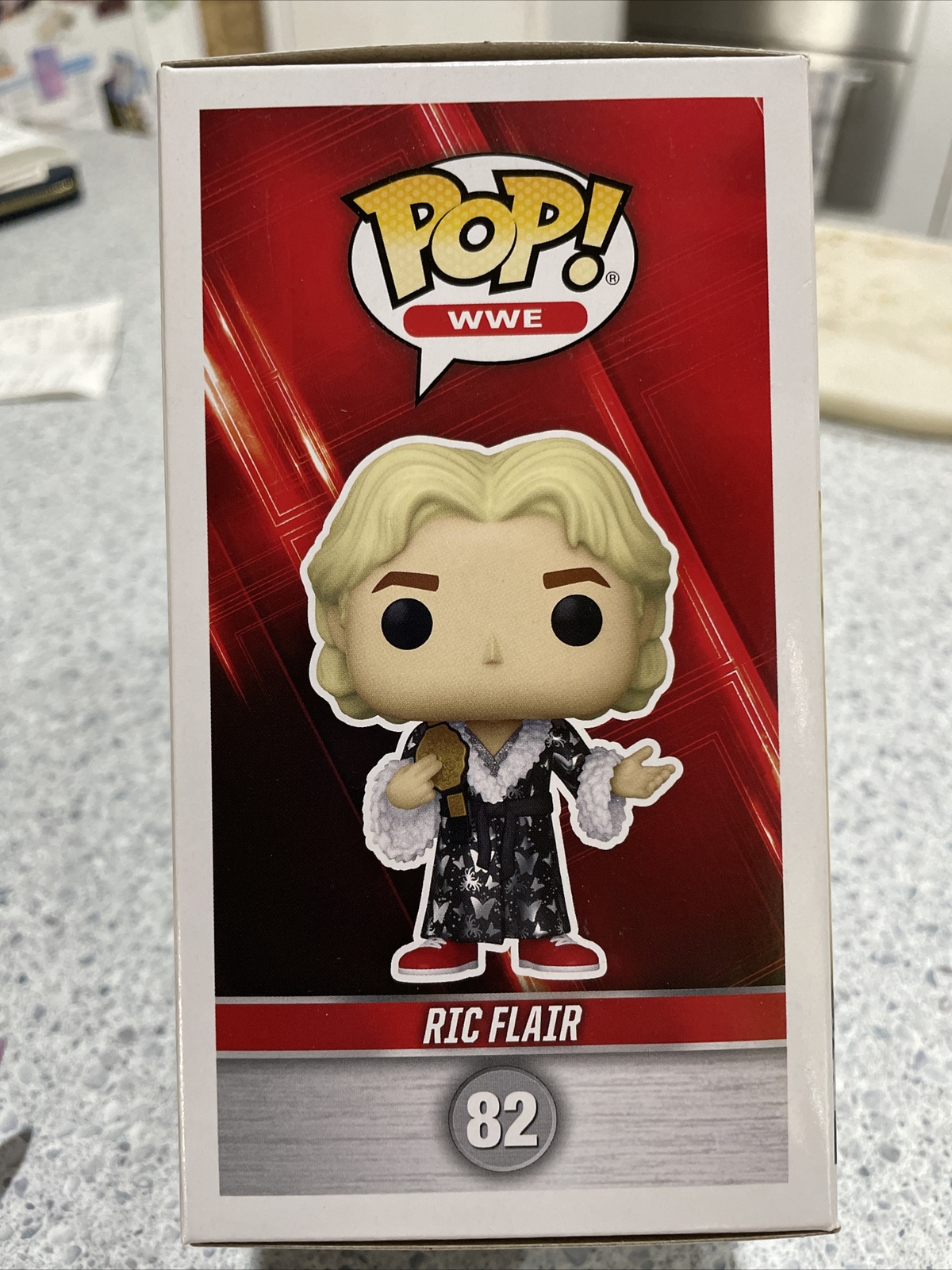 Ric Flair Royal Rumble 1992 Diamond Glitter Pop! Vinyl with Pin #82 WWE ...