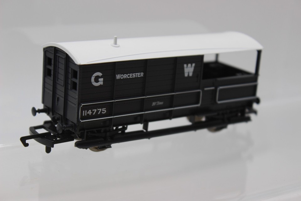 Hornby R6077 OO Gauge GWR 20Ton Brake Van Worcester 114775 | eBay UK