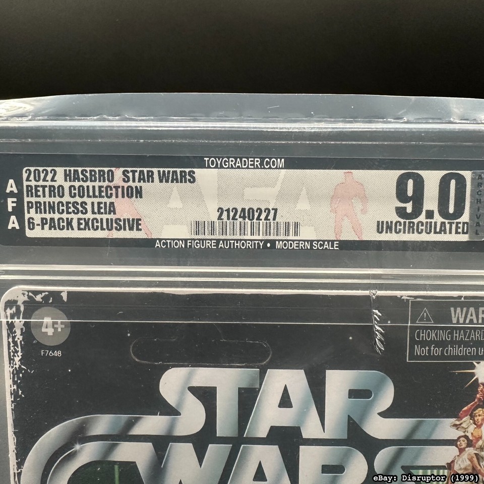 2022 Star Wars Retro "Princess Leia (6-Pack Exclusive)" AFA U9.0A | eBay