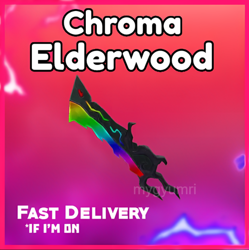 Roblox MM2 Chroma Elderwood Blade *LEGIT + RELIABLE* | eBay