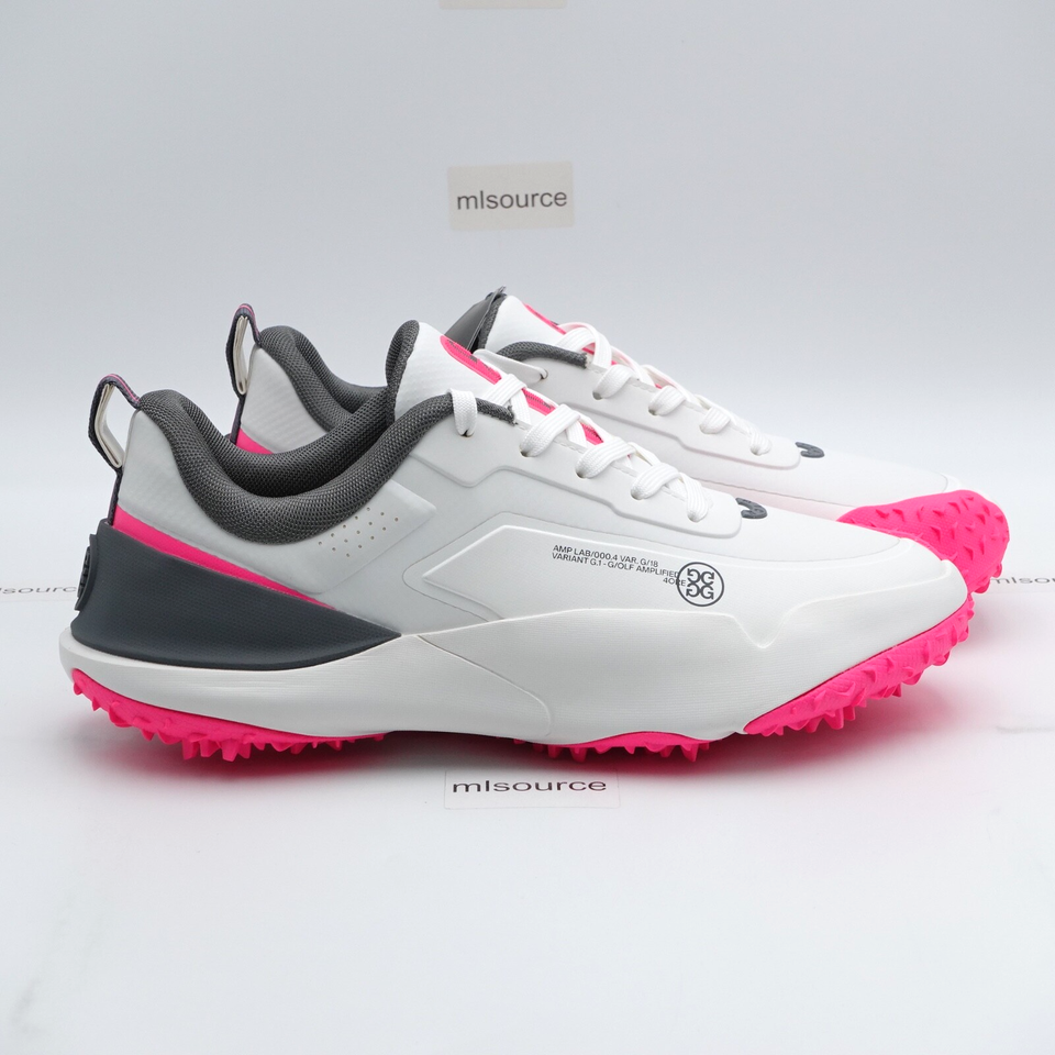 Size 11.5 Men's G/FORE G/18 Golf Shoes GUF000001-S/KP Snow/Knockout ...