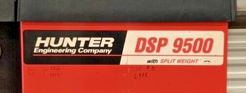 Hunter DSP 9500 W/ Split Weight DSP9502 Tire Wheel Balancer Machine ...
