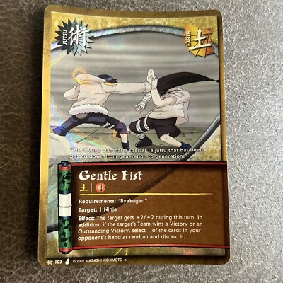 Gentle Fist Ccg Naruto Wavy Foil #103 LP | eBay