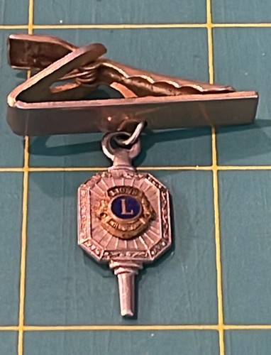 Vintage Lions Club Key Member T 9589 Tie Clip | eBay