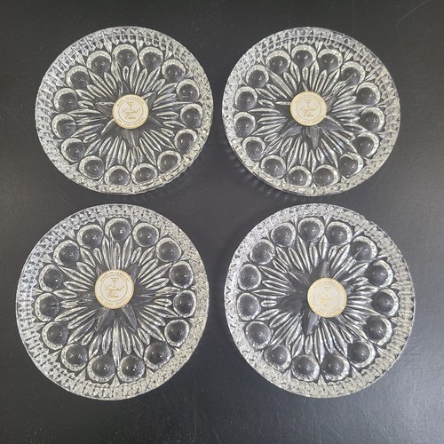 Vintage German Genuine Lead Crystal 6 Piece Coaster Set | eBay