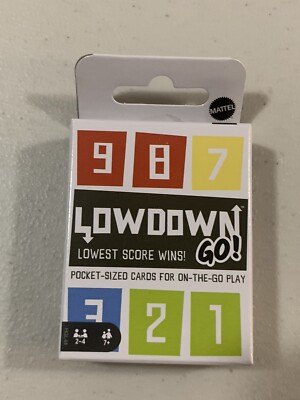 Lowdown Go! Pocket-Sized Card Travel Mini Game For On The Go Play Brand ...