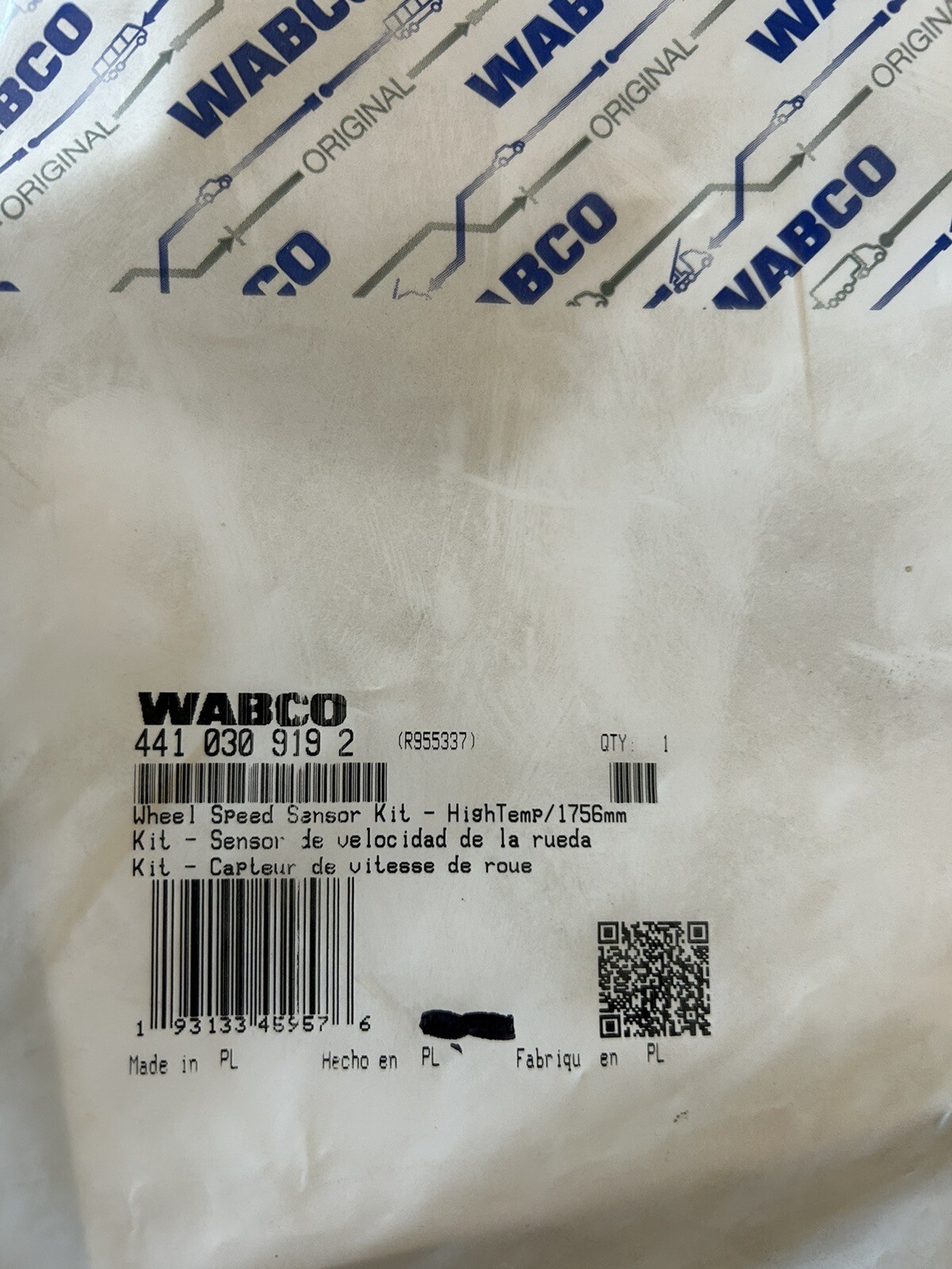 Wheel Speed Sensor Fit for Meritor Wabco 4410309192 | eBay