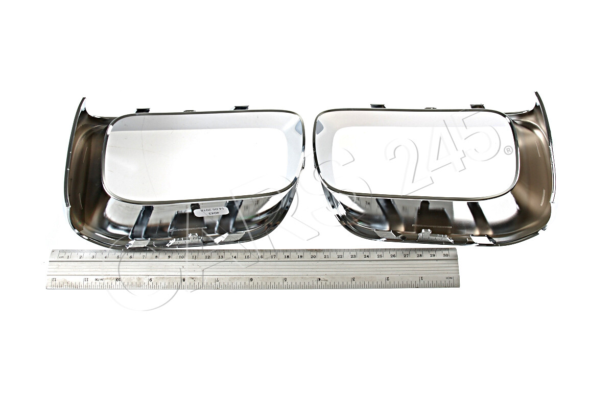 Genuine MINI Cooper F55 F56 F57 Air Duct Brake Covers Pair Chrome ...