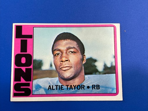 1972 Topps Football Altie Taylor Detroit Lions #199 | eBay UK