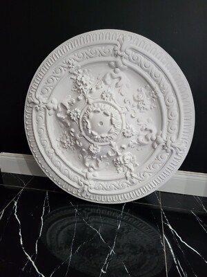 1 x Rosette 65 cm. Bas-relief Stuck gips Molding griechisches Greek ...