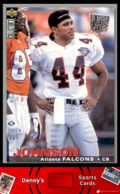 1995 Collector's Choice #216 D.J. Johnson Atlanta Falcons Football Card ...