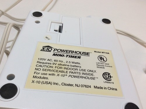 X-10 Powerhouse Mini Timer MT10A | eBay