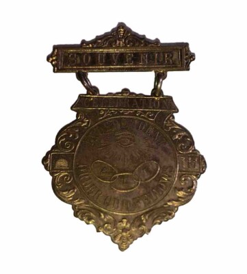 Vintage Independent Order of Odd Fellows Souvenir Celebration Medal ...