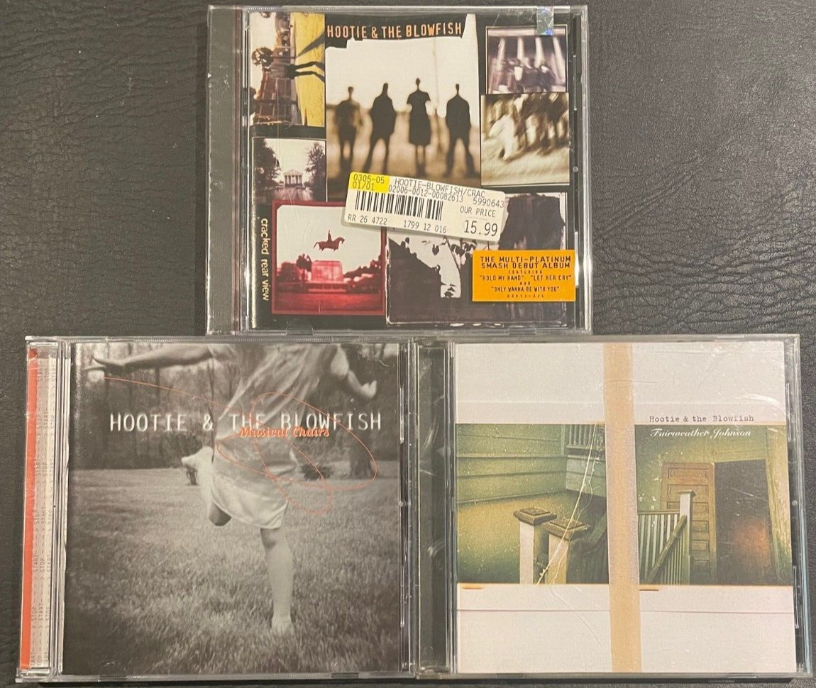 (3) CD LOT HOOTIE & THE BLOWFISH-CRACKED REAR VIEW-MUSICAL CHAIRS ...