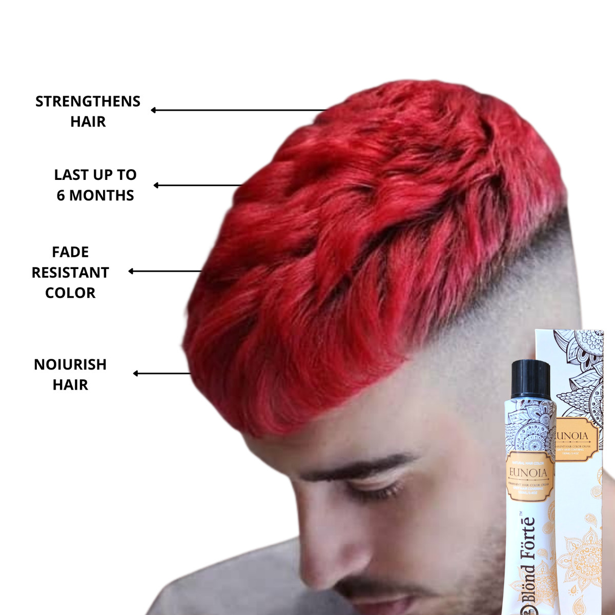 Dark Red Hair Dye Men