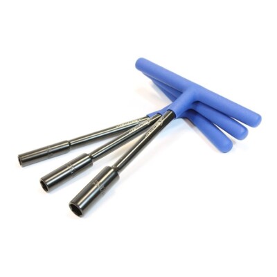 APICO T BAR SET 8mm 10mm 12mm Blue for Yamaha YZ250F YZ450F Motocross ...