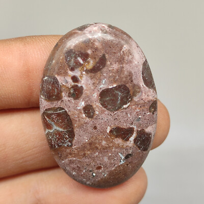 35ct Natural multi color bauxite cabochon oval shape polished gemstone ...