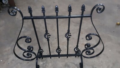 DECORATIVE ROUT IRON . FIREPLACE SCREEN | eBay