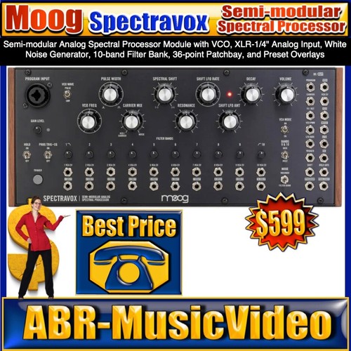 Moog Spectravox Semi-modular Analog Spectral Processor | eBay
