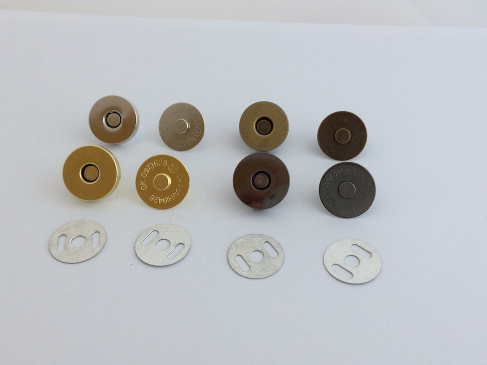 Strong Magnetic Snap Fasteners Metal Clasps Bag Magnet Handbag Button ...