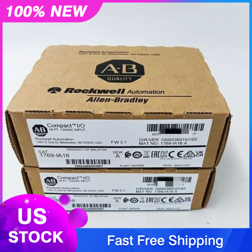 New Allen Bradley 1769-IA16 / A CompactLogix 16 Pt 120VAC D/I Module ...