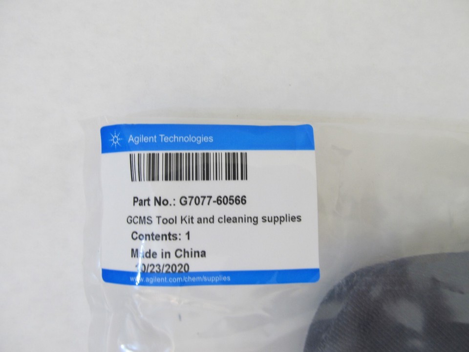Agilent G7077-60566 GC/MS Tool Kit and Cleaning Supplies - NEW - FAST ...