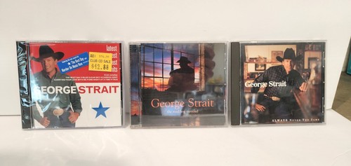 CD lot of 3 GEORGE STRAIT ~ Always Never the Same Road Less Traveled ...