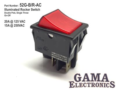 Rocker - Double Pole Double Throw Switch