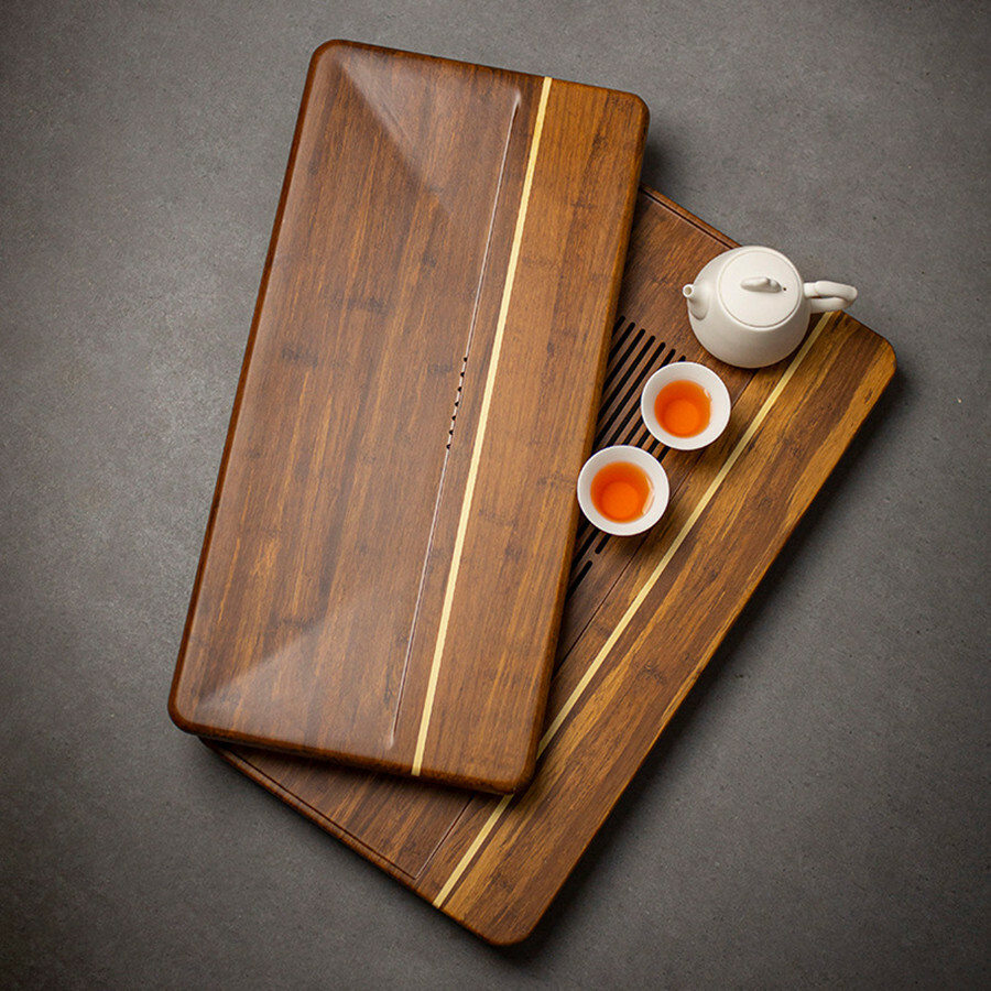 Large Bamboo Tea Tray Japanese Zen Tea Tray Serving Table Water Storage ...