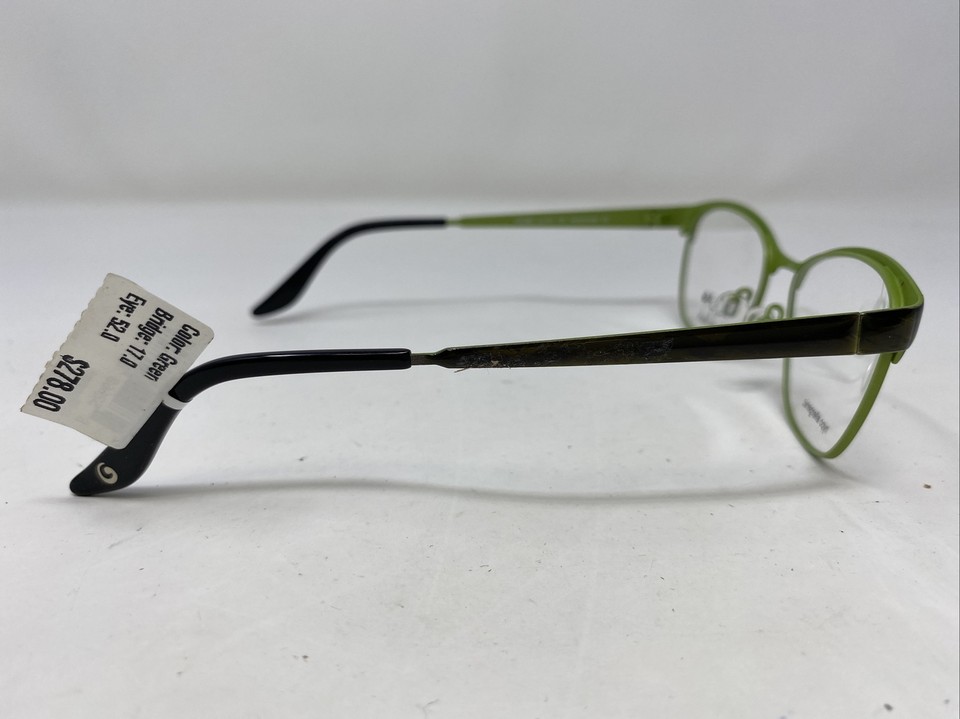 ELLA LAGUNA BEACH EYEGLASSES FRAME 701083 COL.50 52-17-135 GREEN BLACK ...